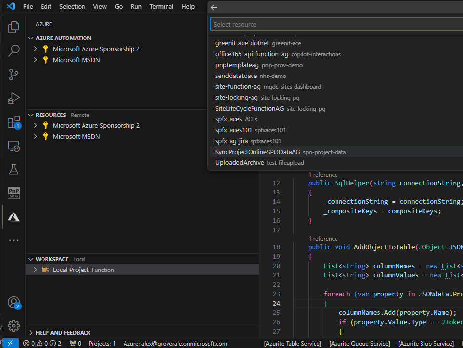 Connect to Project Online Site Collection using an app registration - The solution - Alex Grover